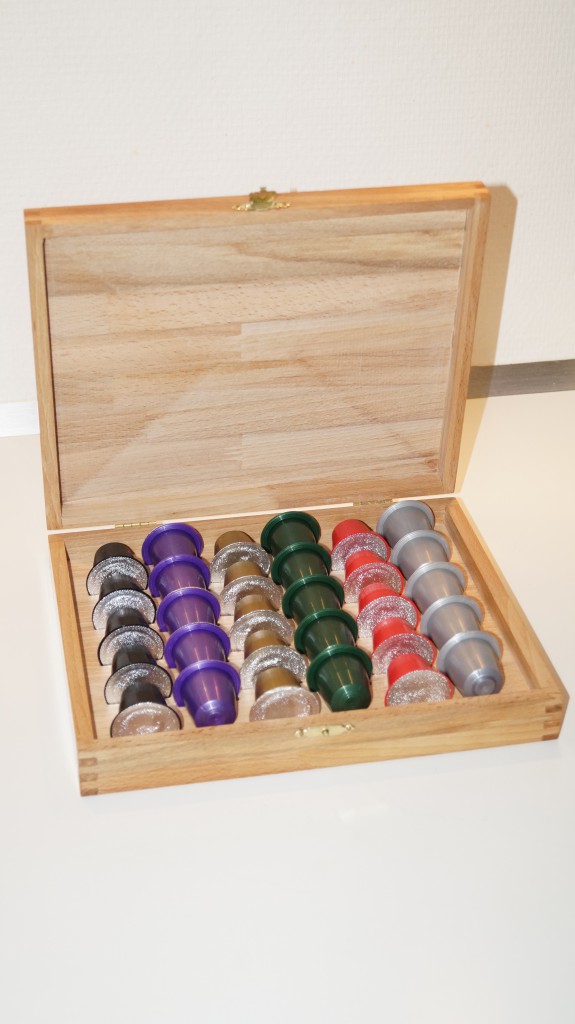 Box for coffee capsules – Woodworking blog